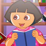 Play Studious Dora Library Cleaning online For Free! - h5h5games.com